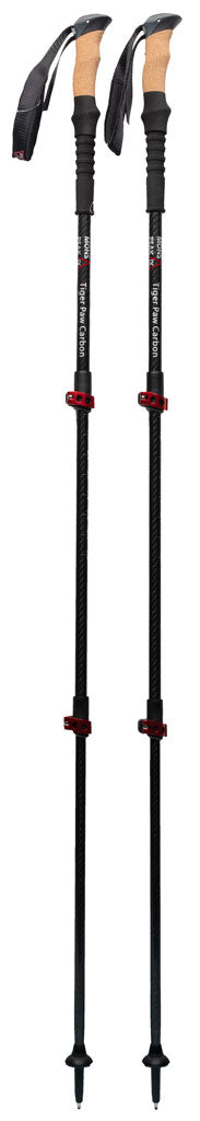 Tiger Paw Carbon Trekking Poles - Mons Peak IX